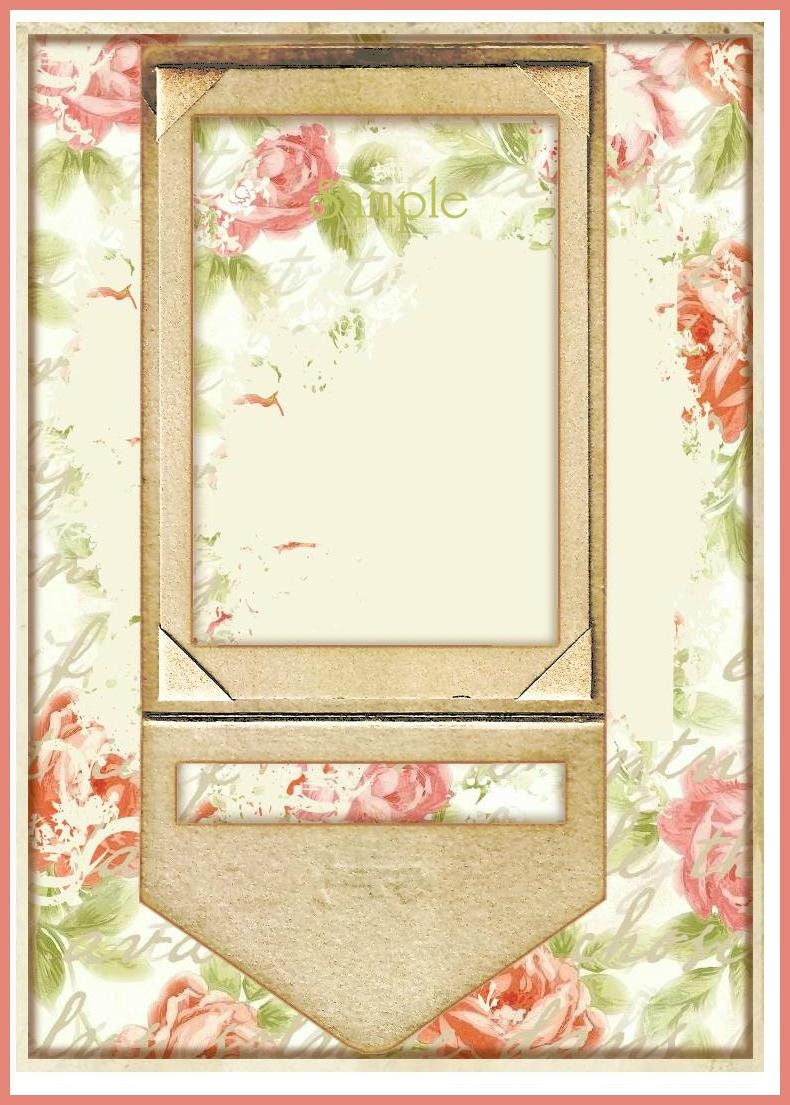 Scrapbooking ATTIC TREASURES Mini Journal Book Kit with 30 Background ...