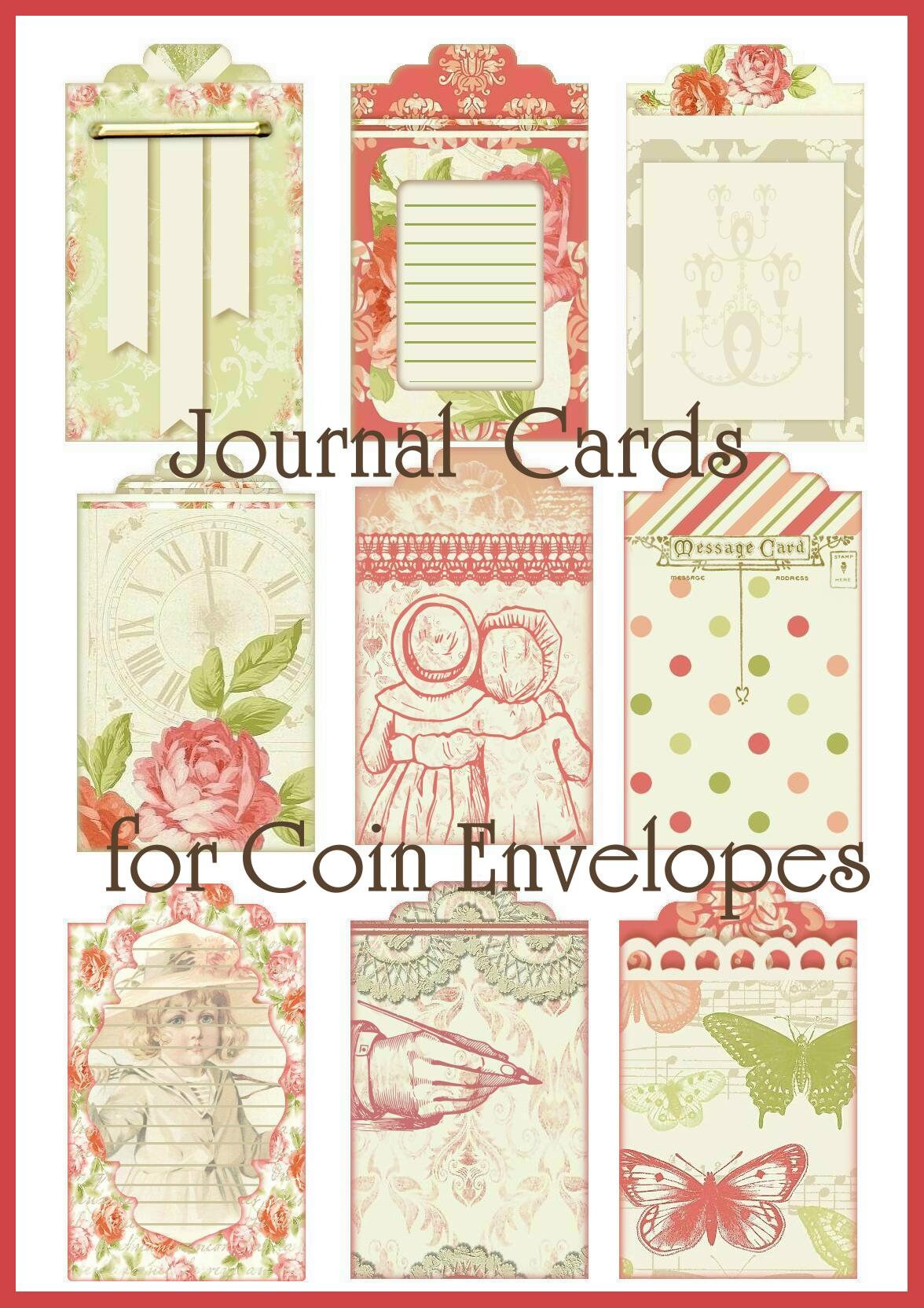 Scrapbooking ATTIC TREASURES Mini Journal Book Kit with 30 Background ...