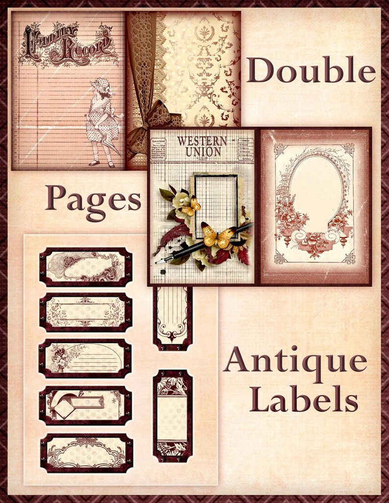 Remember When Mini Book/junk Journal Kit INSTANT DOWNLOAD Digital ...