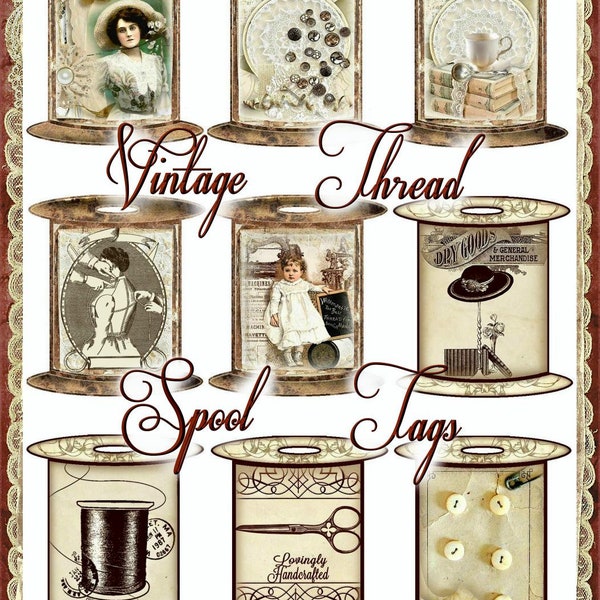 Vintage Thread Spool - Etsy