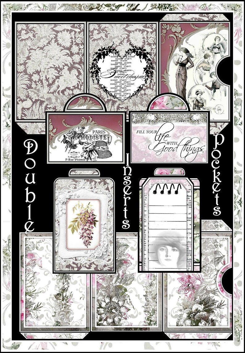 Feminine Wiles Flip Book Journal Kit 25 Digital Printable | Etsy