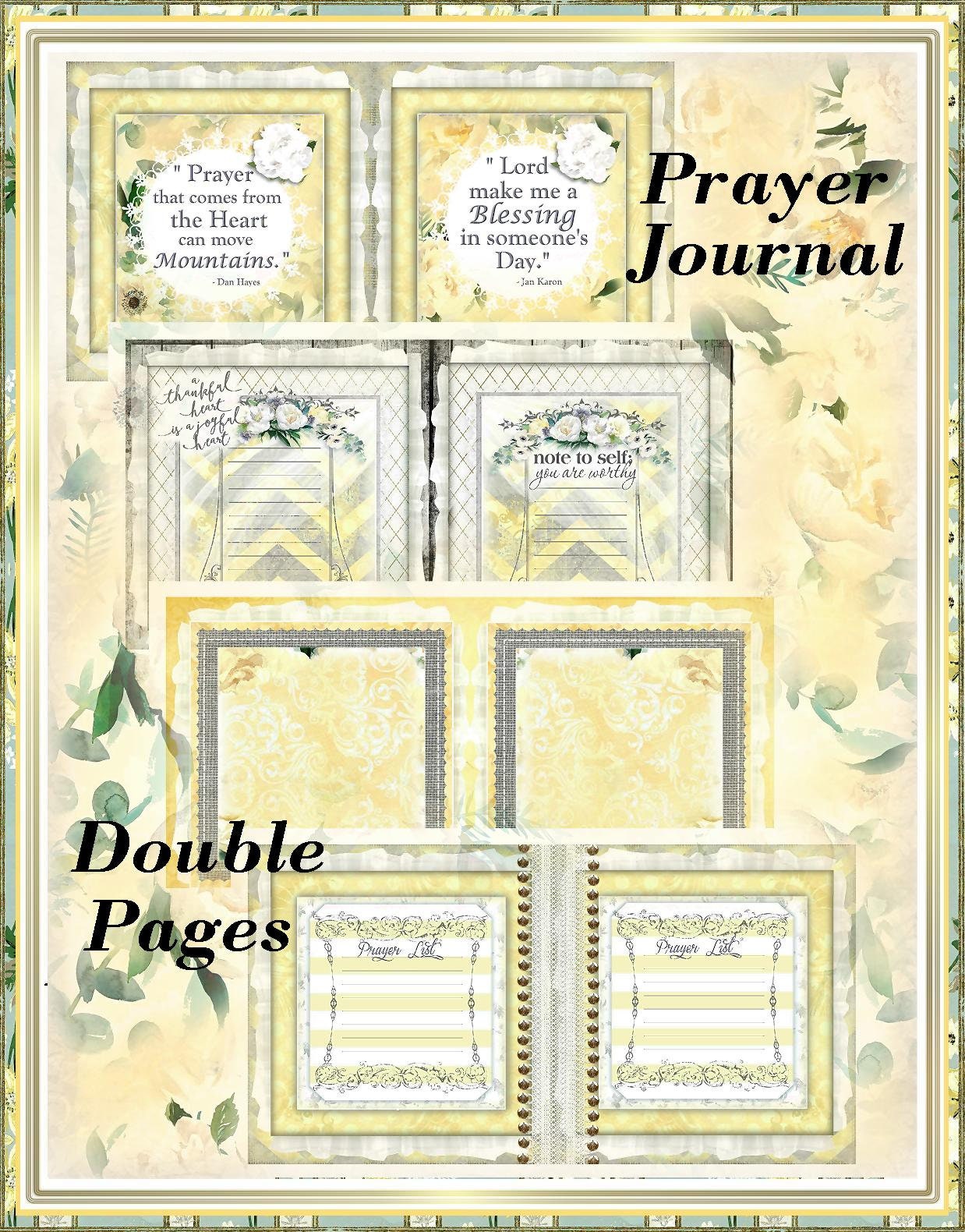 AMAZING GRACE Bible/ Prayer Journal Mini Book Kit Digital Printable ...