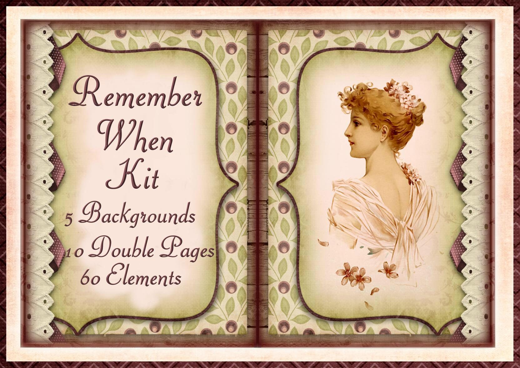 Remember When Mini Book/junk Journal Kit INSTANT DOWNLOAD Digital ...