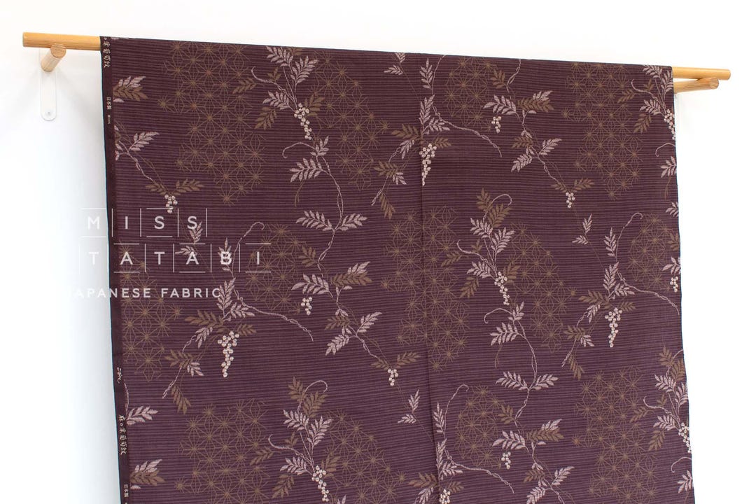 Japanese Fabric Asa No Ha Budo - D - 50cm - Etsy