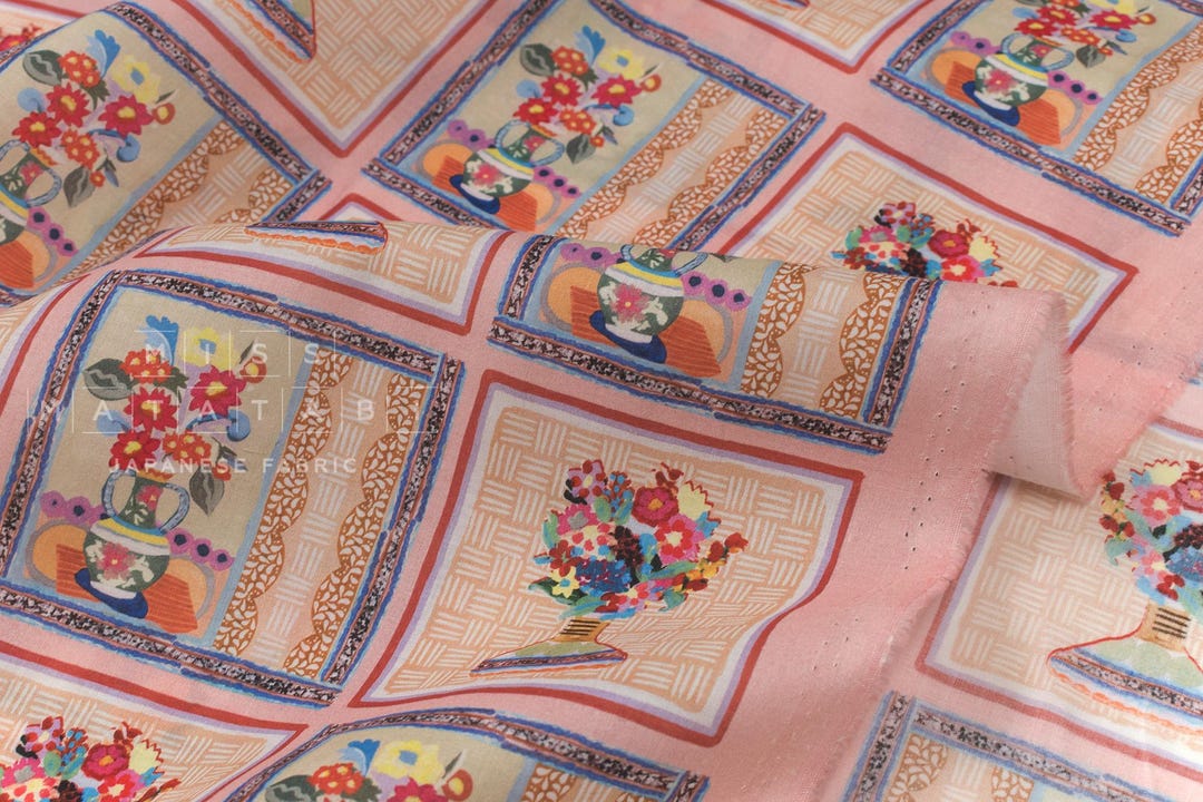 Japanese Fabric Still Life - A - 50cm - Etsy