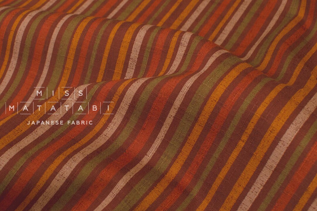 Japanese Fabric Wagara Stripes - D - 50cm - Etsy
