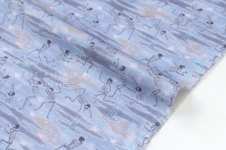 Japanese Fabric Skeletons in the Mist - 50cm - Etsy