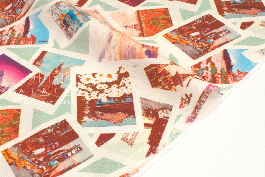 Japanese Fabric Travel Polaroids - A - 50cm - Etsy