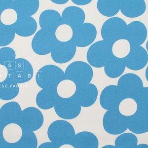 Japanese Fabric Scandi Pop Big Floral - I - 50cm - Etsy