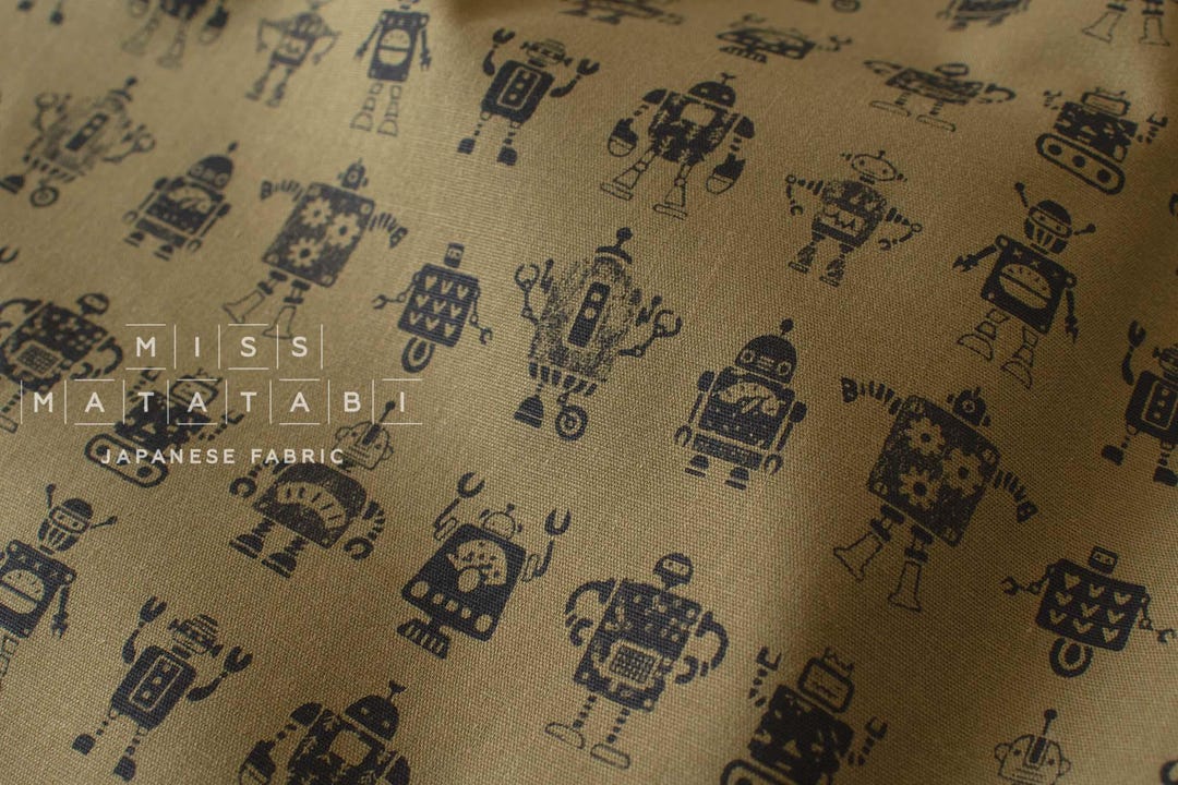 Japanese Fabric Robots D 50cm - Etsy