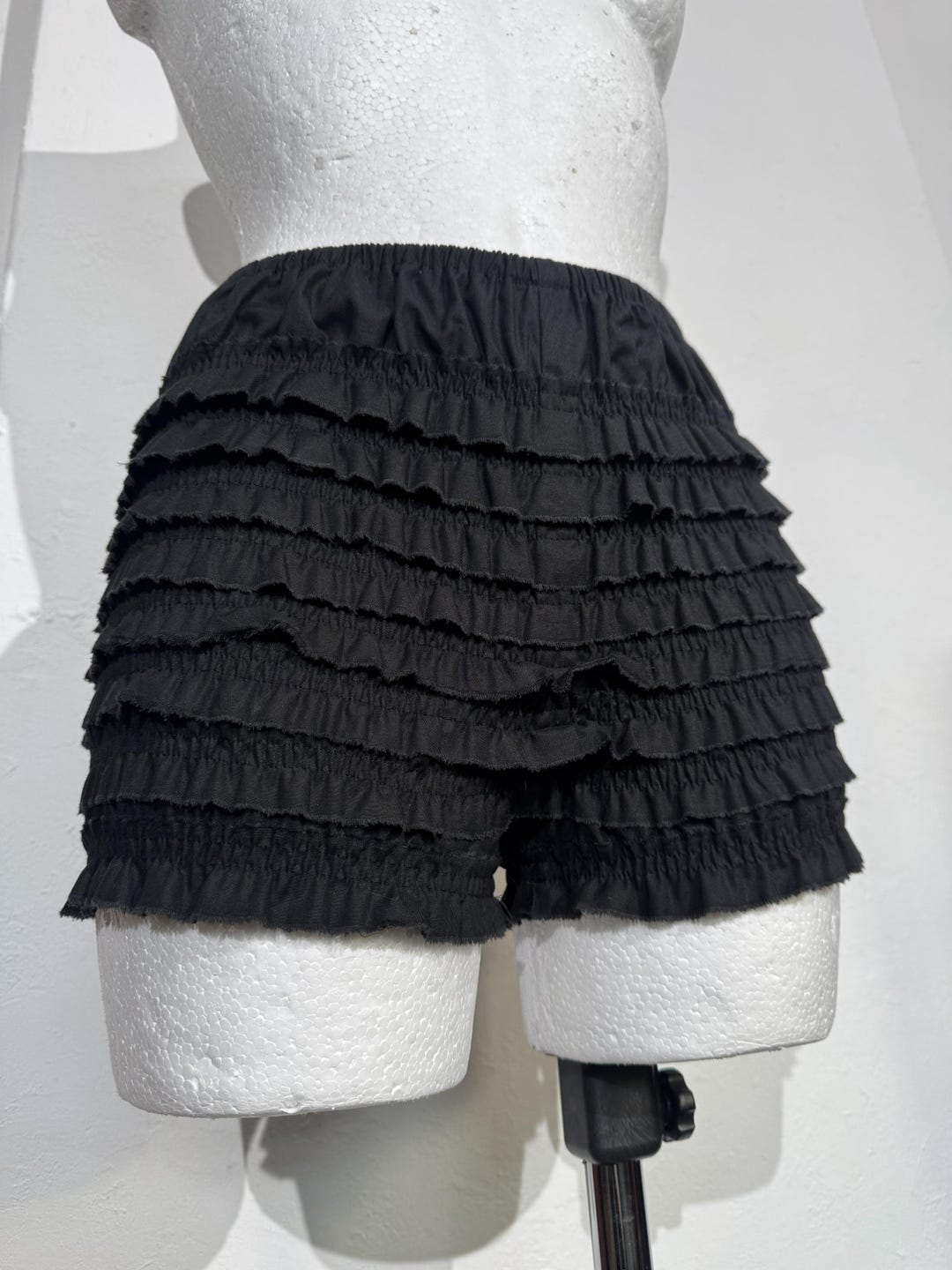 Coquette Little Black Bloomers With Frills, Made of Cotton, Size S - Etsy