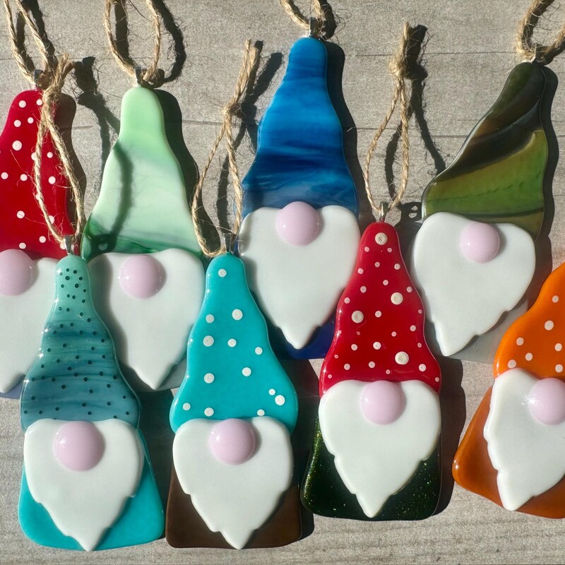 Glass Gnome Ornament - Etsy
