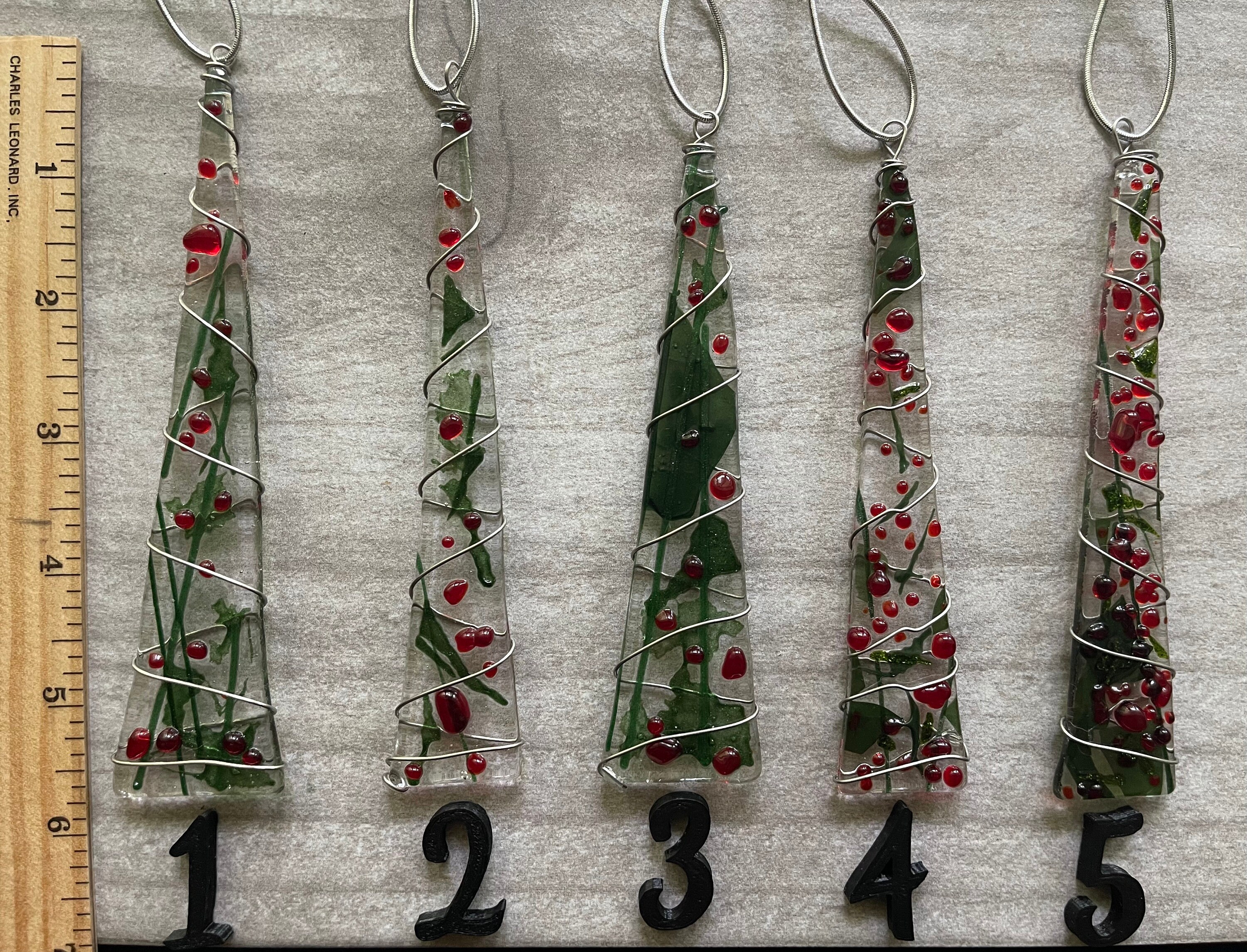 Elegant Modern Wire Wrapped Christmas Tree Ornament - Etsy