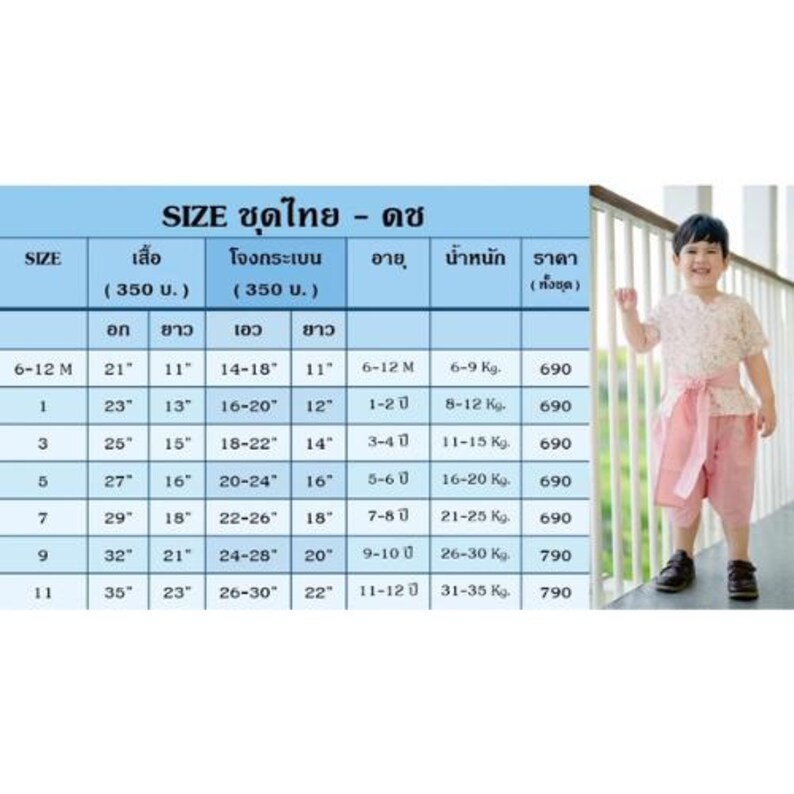 Thai Traditional Outfits, Modernized, Kids' Thai Outfits, Family Thai ...