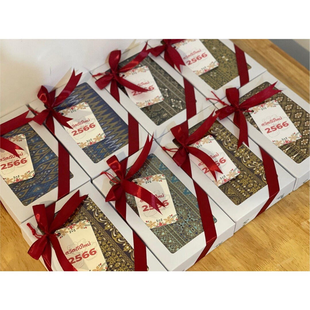 Grift Set "authentic Handwoven Thai Pattern Cotton Fabric" Perfect for ...