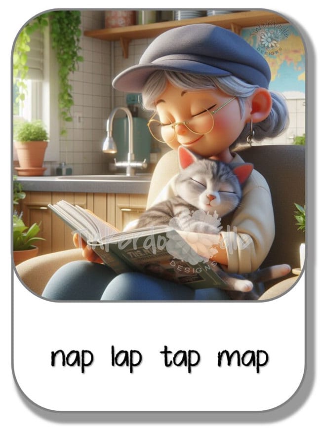 Phonetic CVC Short Vowel Story Prompt Flashcards. - Etsy