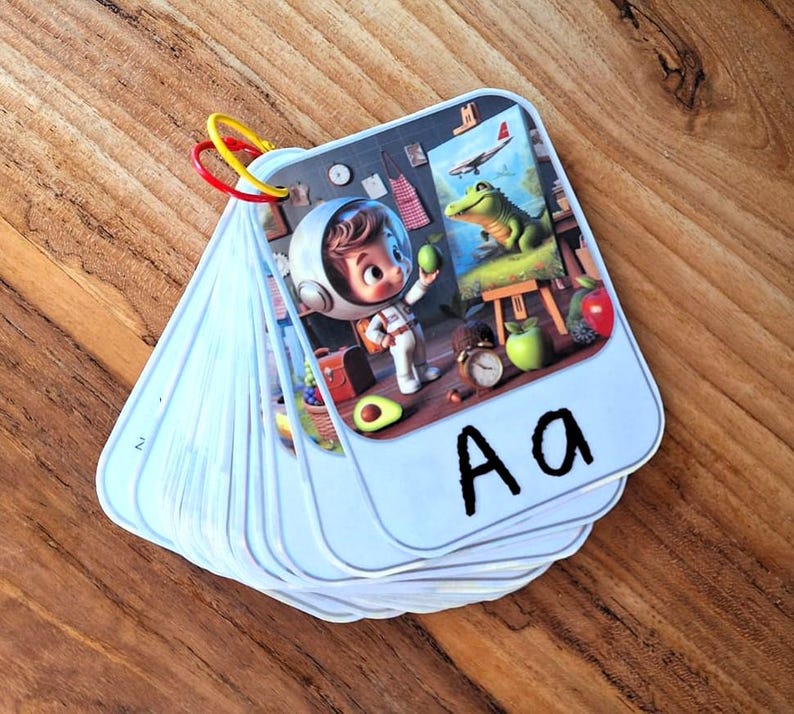 ABC Alphabet Flash Cards for Kids | Preschool Phonics & Reading Game ...