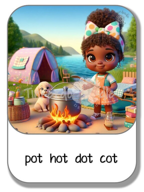 Phonetic CVC Short Vowel Story Prompt Flashcards. - Etsy