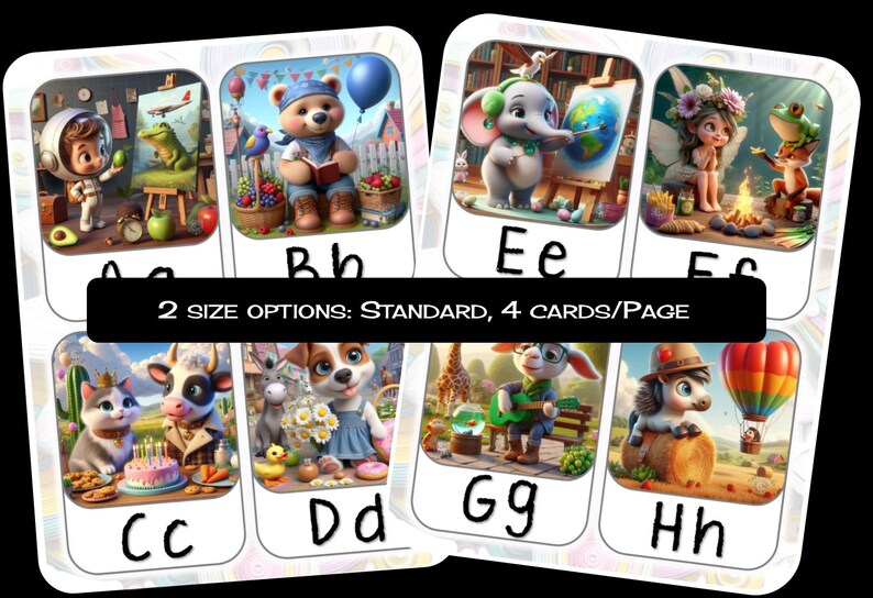 ABC Alphabet Flash Cards for Kids | Preschool Phonics & Reading Game ...
