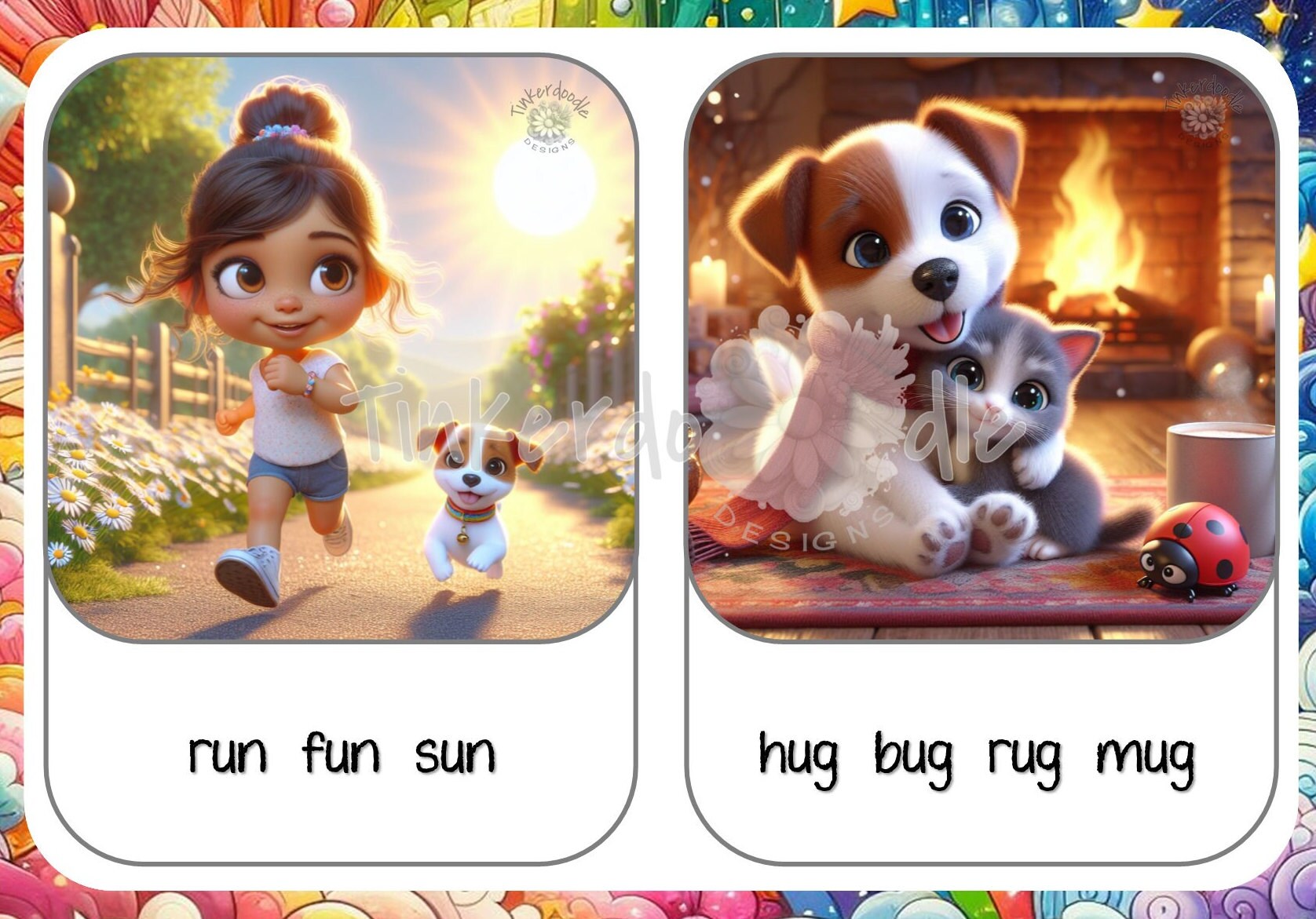 Phonetic CVC Short Vowel Story Prompt Flashcards. - Etsy