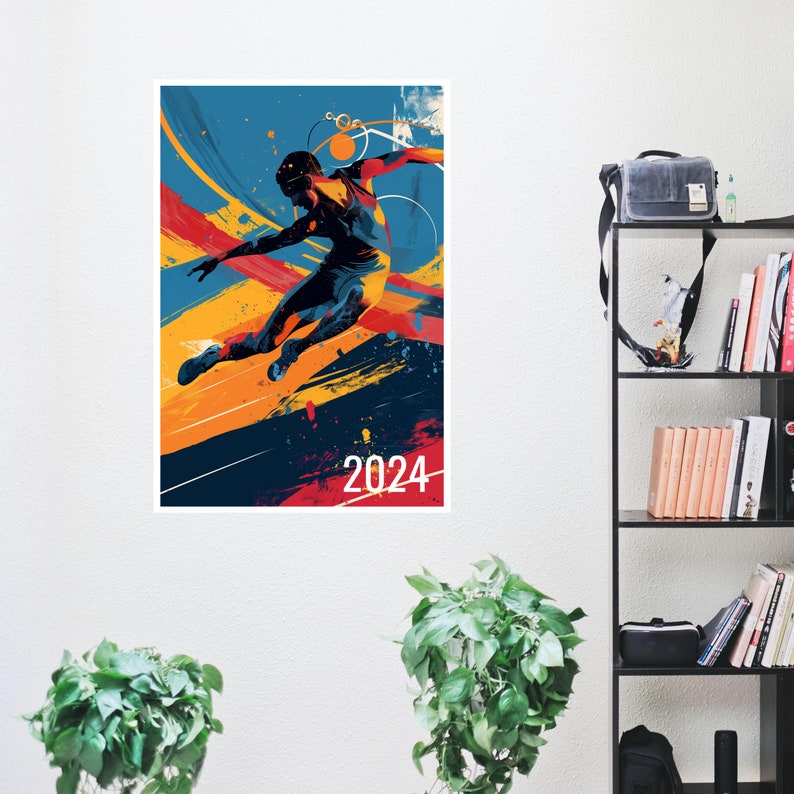 Track and Field Poster, Competition, 2024, High Quality Photo, Artistic ...