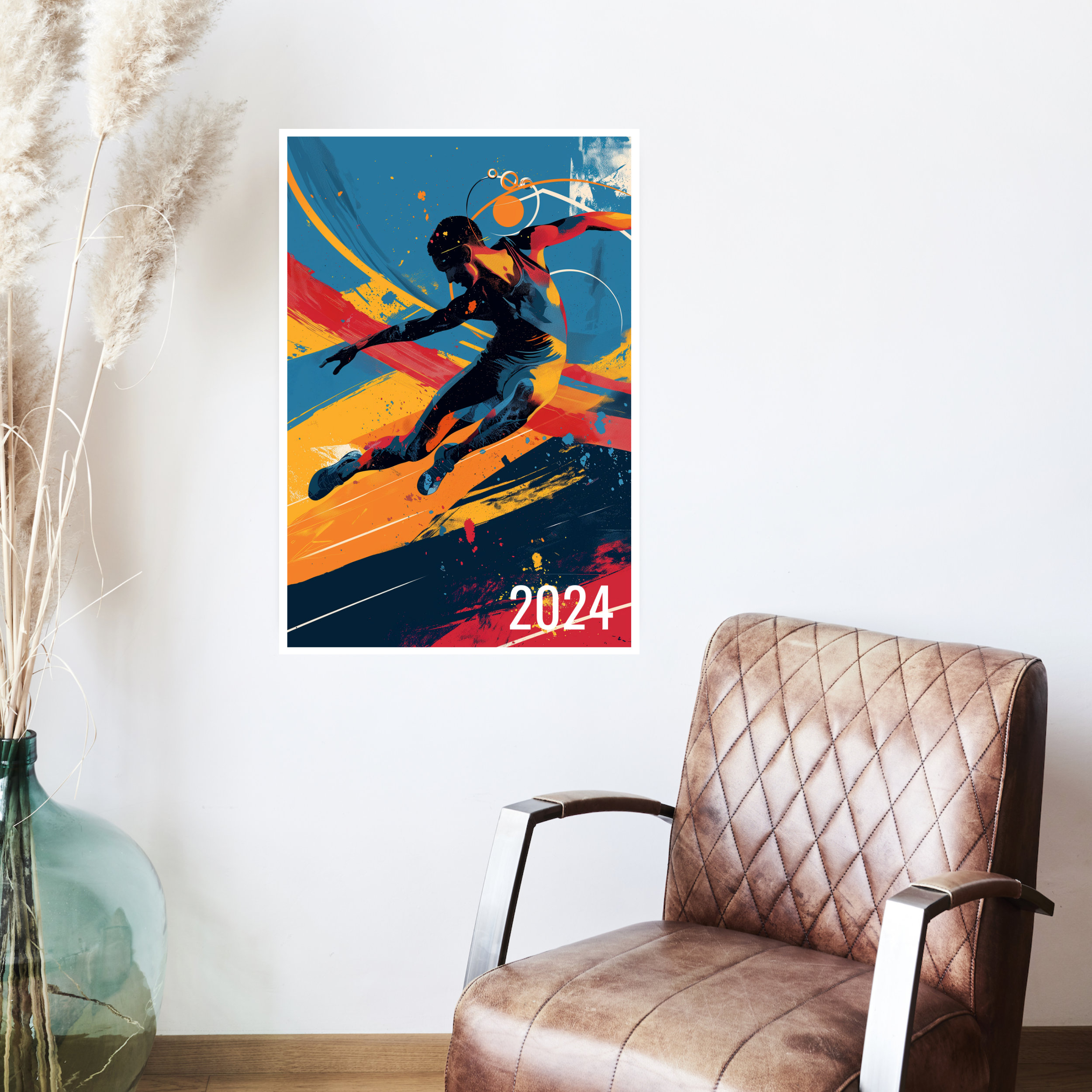Track and Field Poster, Competition, 2024, High Quality Photo, Artistic ...