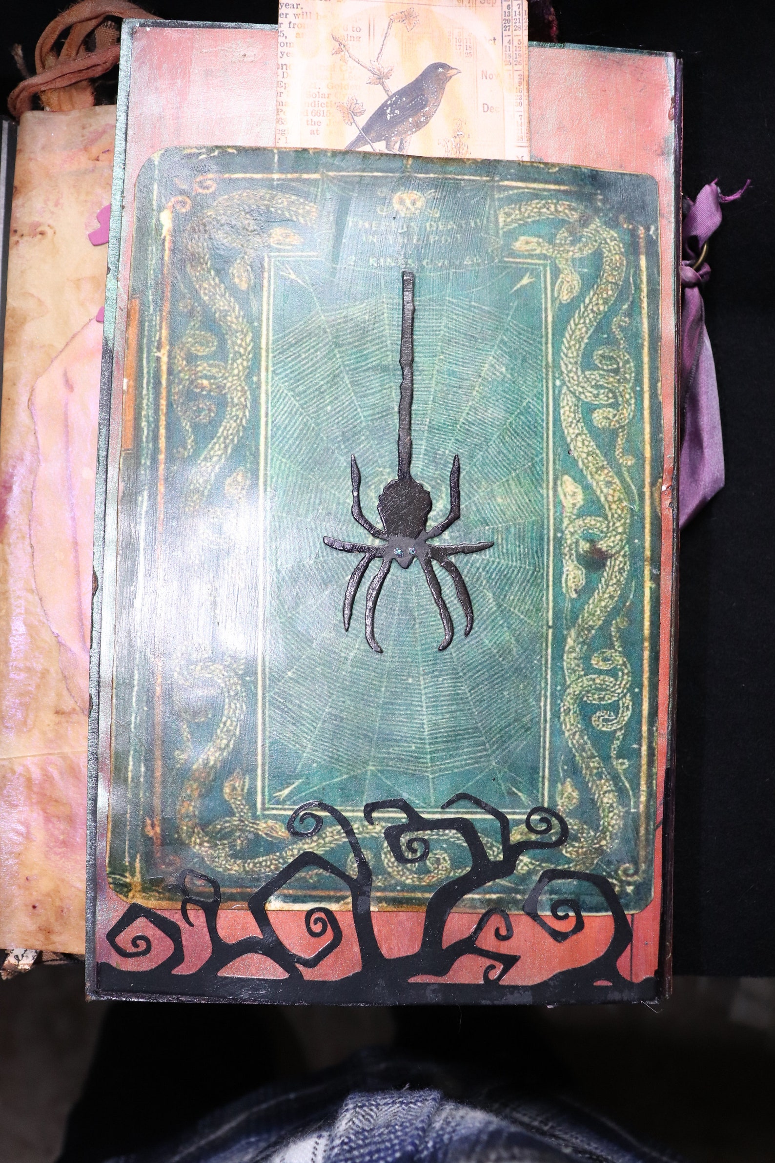 Handmade Halloween Journal/photo Book/halloween Guest Book/halloween ...