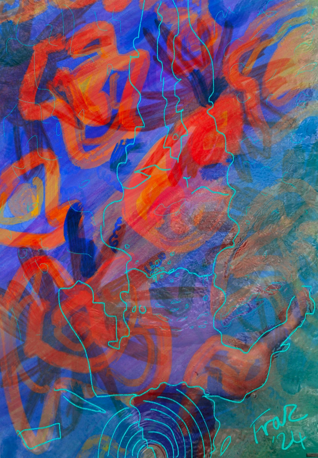 Roses for Adrién | Fine Art Giclée Print | Wall Art | Interior Art ...