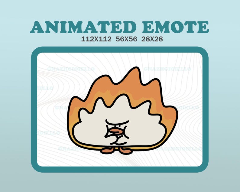 Angry Duck Animated Emote | GIF Emoji for Twitch Discord | Fire & Flame ...