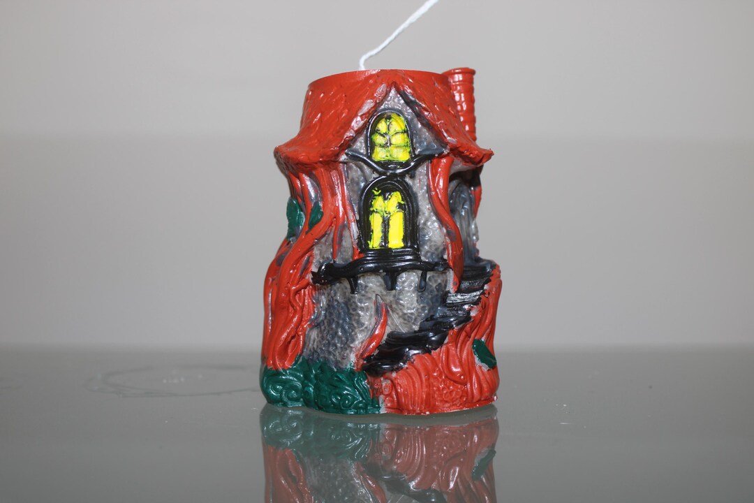 Fantasy Candle: Elf House on the Tree, Agarwood Scent, Handmade Candle ...