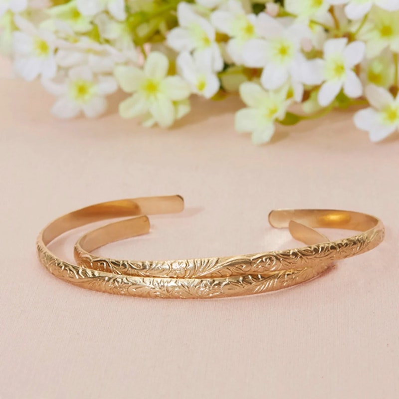 Pattern Bangle - Etsy