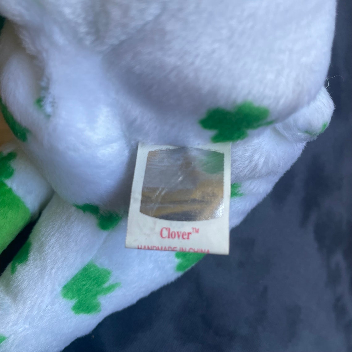 Clover TY Beanie Baby/beanie Babies Shamrock Bear - Good Condition - Etsy