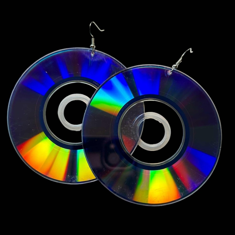 Cd Earrings - Etsy