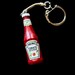 Tomato Ketchup Bottle Keyring - Red Sauce, Condiment, Miniature, Food ...
