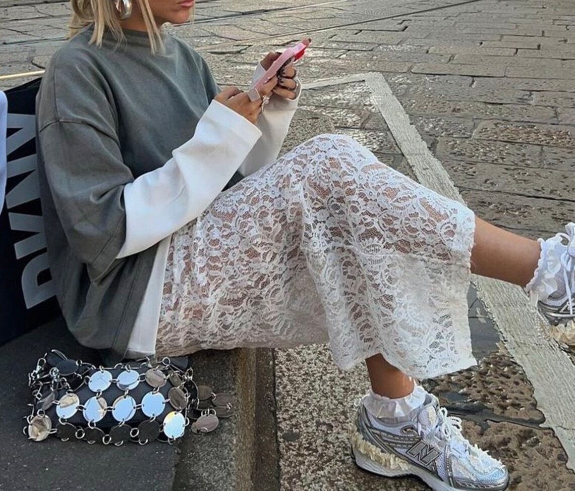 Lace Skirt No Lining - Etsy