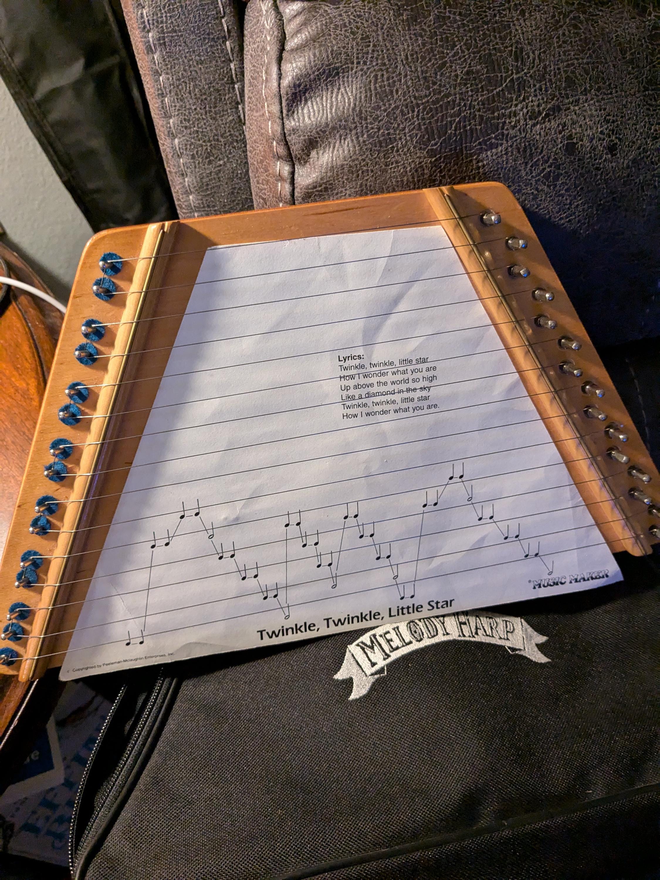 Vintage Lap Harp Nepenenofka From Belarus W/ Case and Accessories - Etsy