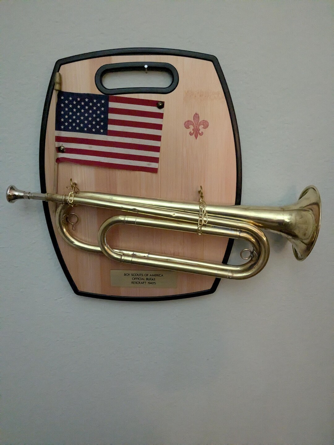 Vintage Rexcraft Official Boy Scouts of America Field Bugle W/ Display ...