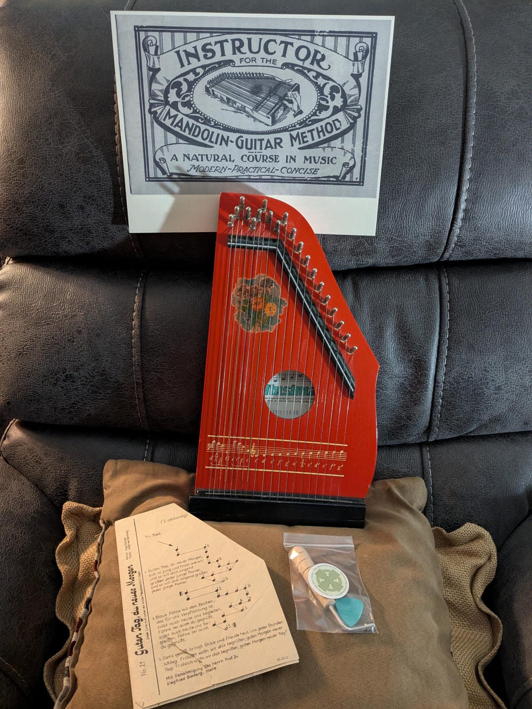 Vintage Mussima Zither W/ Accessories - Etsy