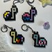 LGBTQIA Prideflag Snail, Perler Bead Keychain/charms. - Etsy