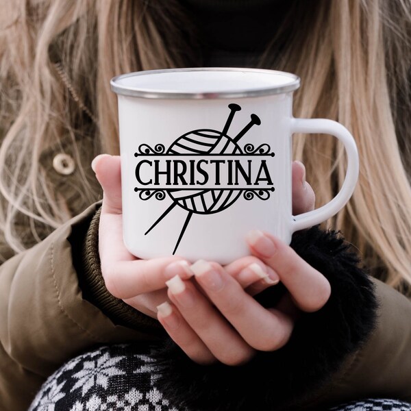 Knitting Vinyl Decal - Etsy