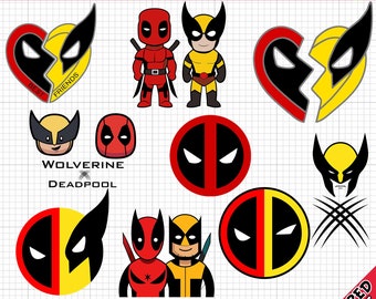Deadpool and Wolverine Svg Bundle | Wolverine Cut File Svg, Wolverine ...
