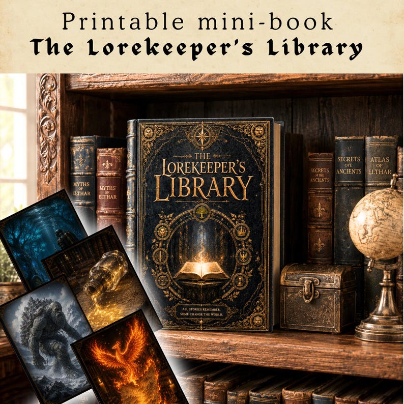 Libro en miniatura de la Biblioteca del Guardián del Saber / Decoración ...
