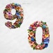 Flower Numbers, Transparent PNG, Birthday Clipart, Digit Flowers ...