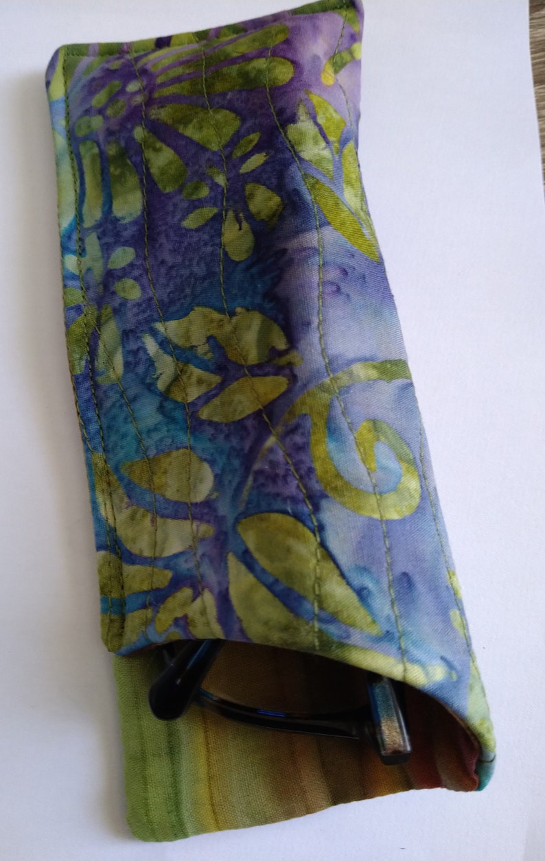 DIGITAL Pattern for Quilted Glasses Case. Downloadable Instructions and ...