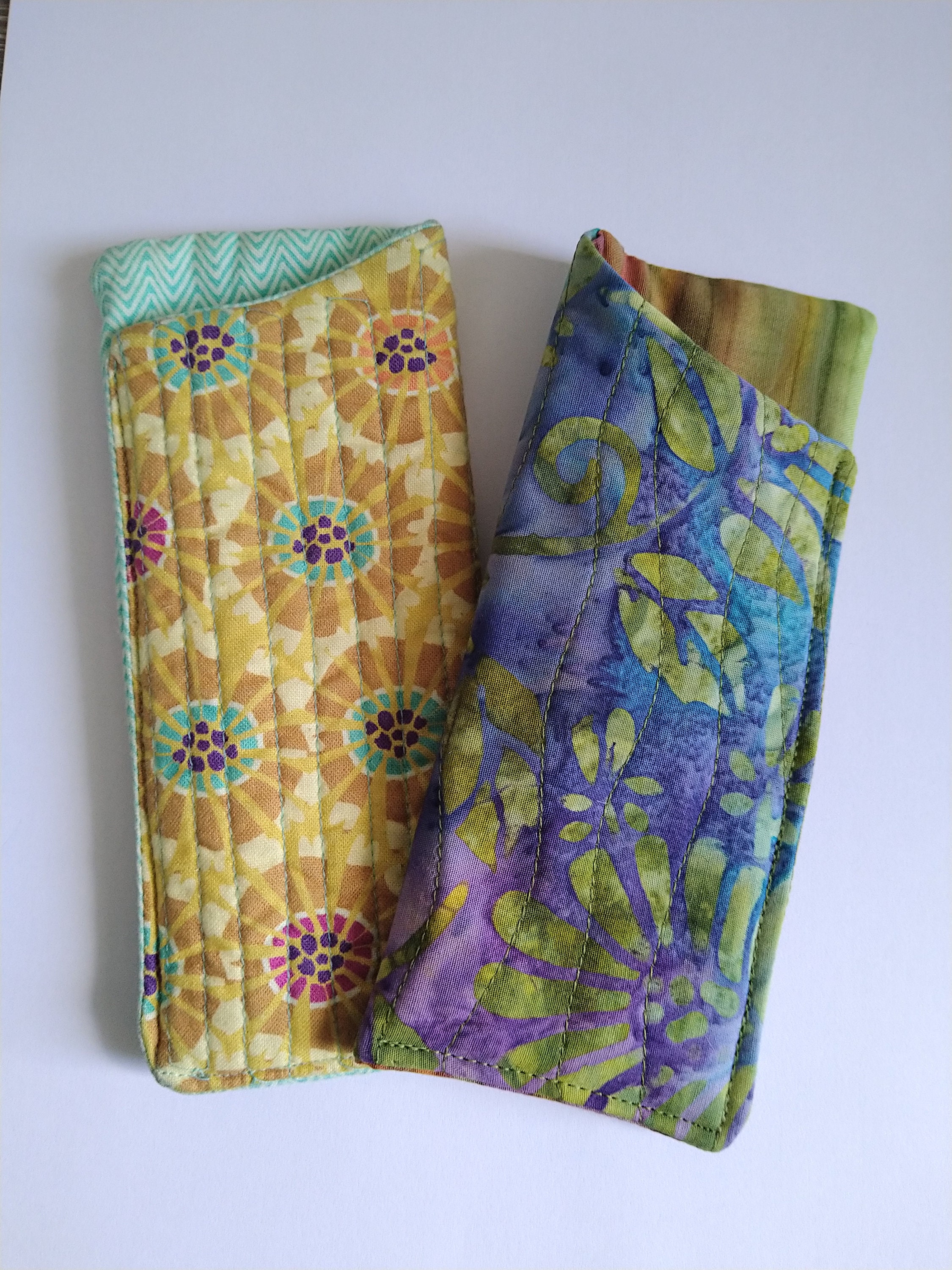 DIGITAL Pattern for Quilted Glasses Case. Downloadable Instructions and ...