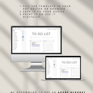 Minimal to Do List Printable, Simple Tasks List Template, Productivity ...