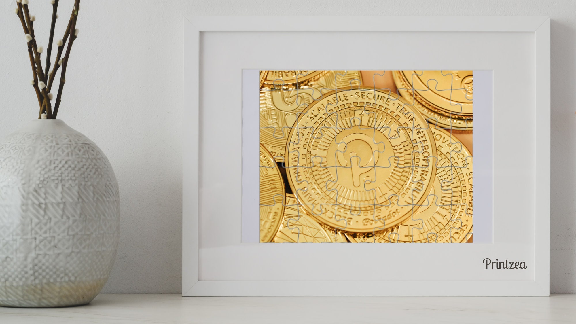 Polkadot Cryptocurrency Jigsaw Puzzle, Customized Jigsaw Puzzle, Crypto ...