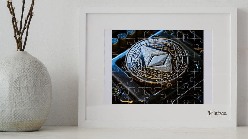 Ethereum Token Puzzle Custom Crypto Collectible Blockchain Digital ...