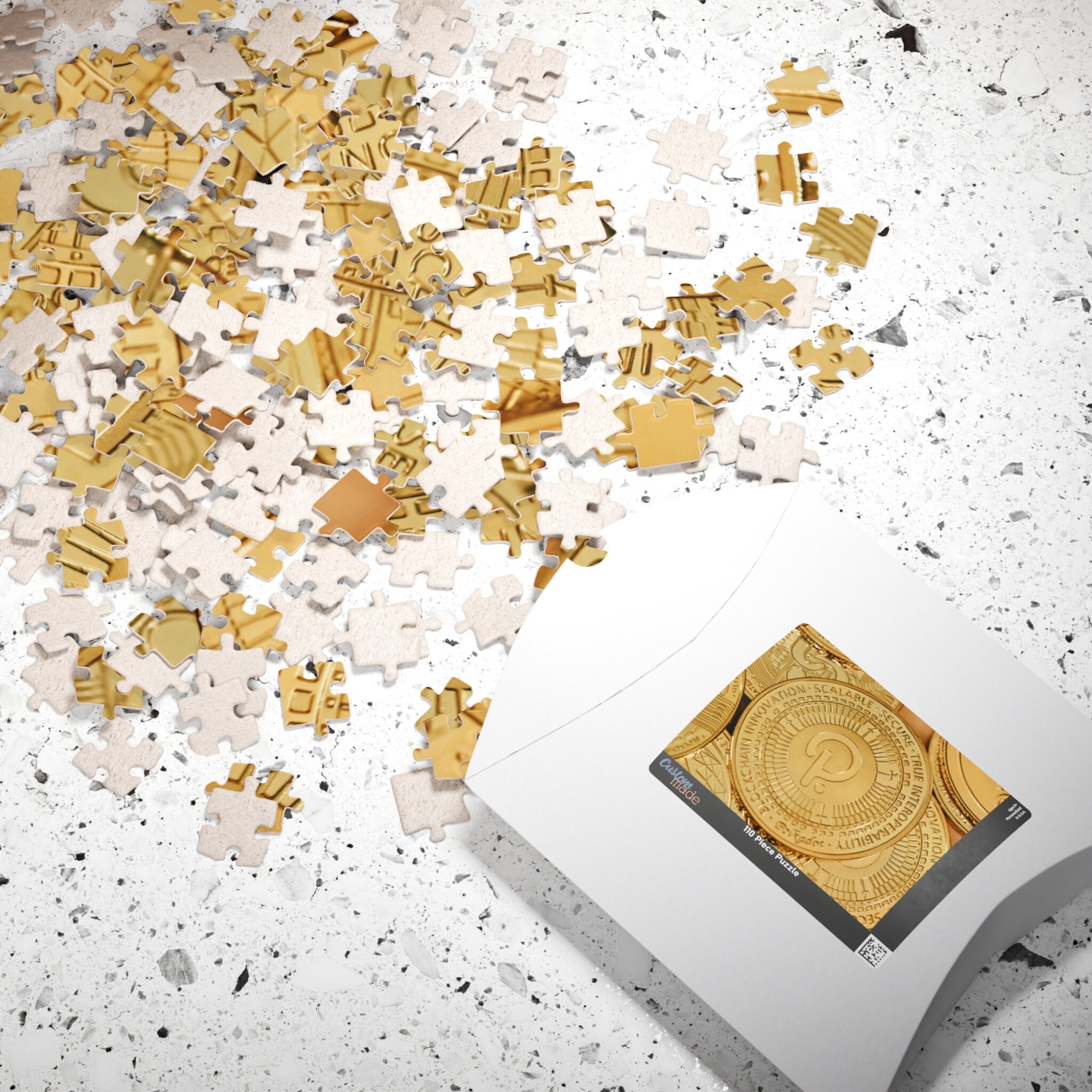 Polkadot Cryptocurrency Jigsaw Puzzle, Customized Jigsaw Puzzle, Crypto ...