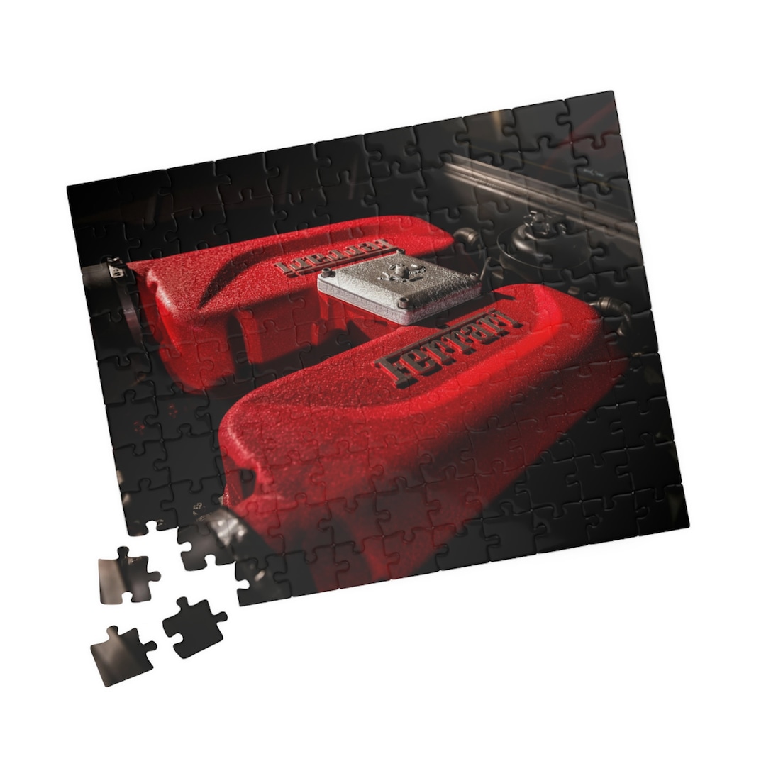 Ferrari Engine Jigsaw Puzzle, Customized Jigsaw Puzzle, Car Jigsaw ...